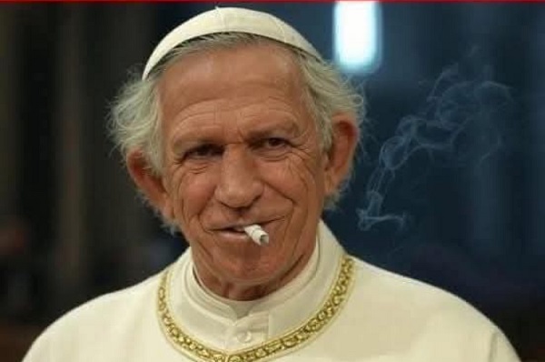 A rockrajongók Keith Richardst szeretnék a következő pápának | Rockbook.hu